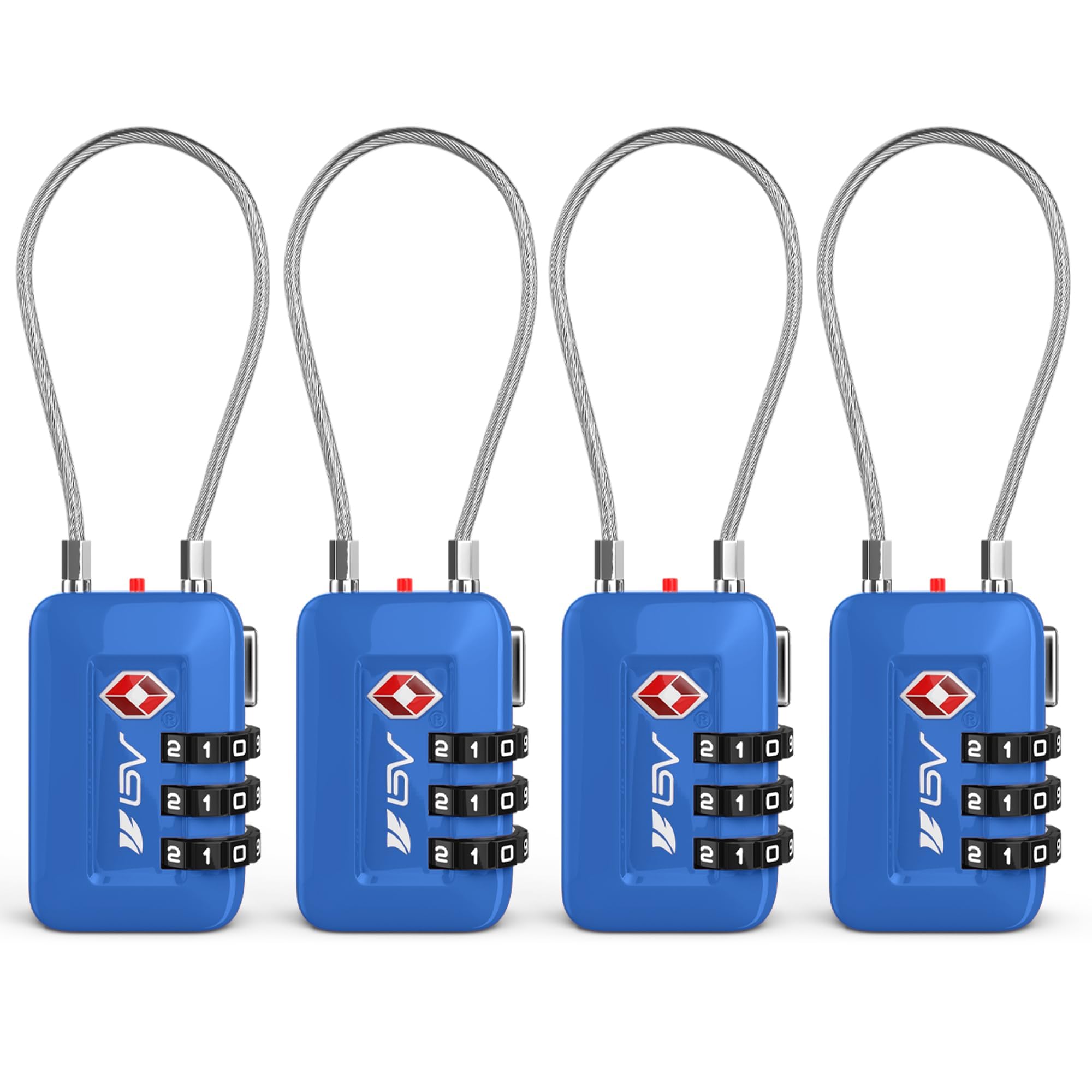 Amazon.com: TSA Accpeted Luggage Travel Lock, Set-Your-Own Combination ...