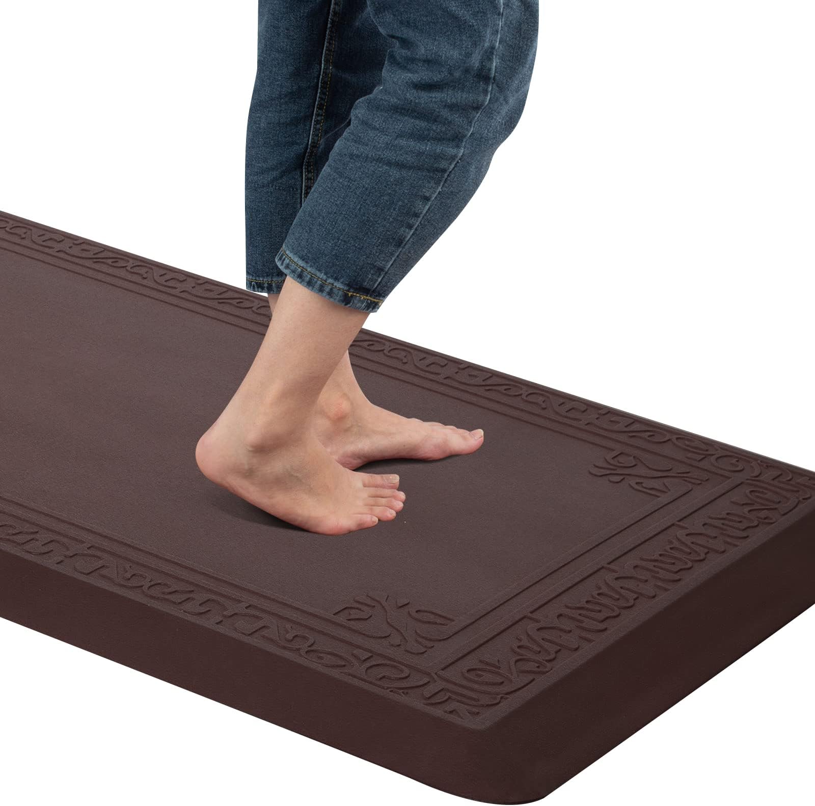 Amazon.com: Amcomfy Thick Kitchen Mat,7/8 inch Anti Fatigue mat Non ...