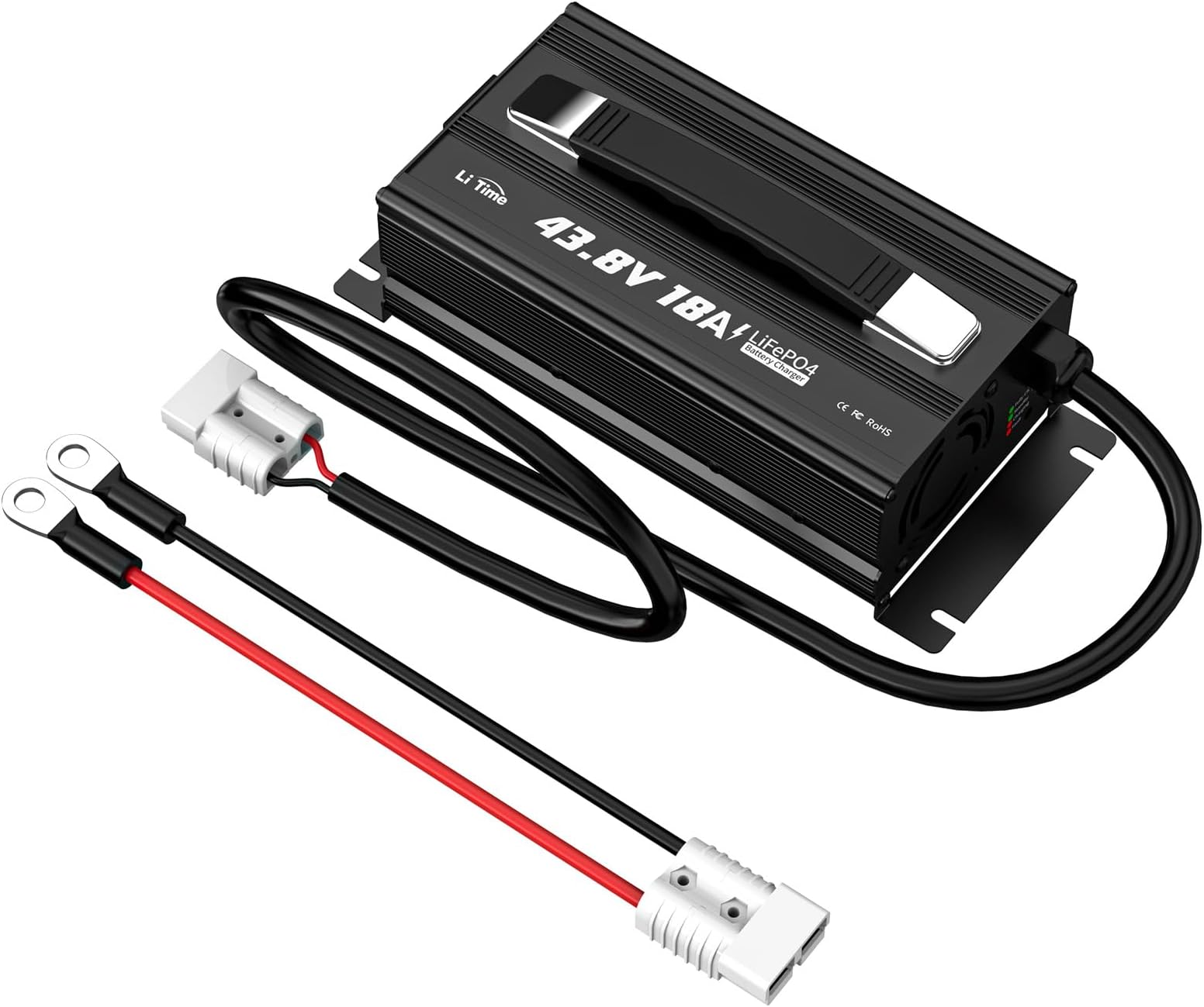 Amazon.com: LiTime 43.8V 18A Lithium Battery Charger for 38.4V LiFePO4 ...