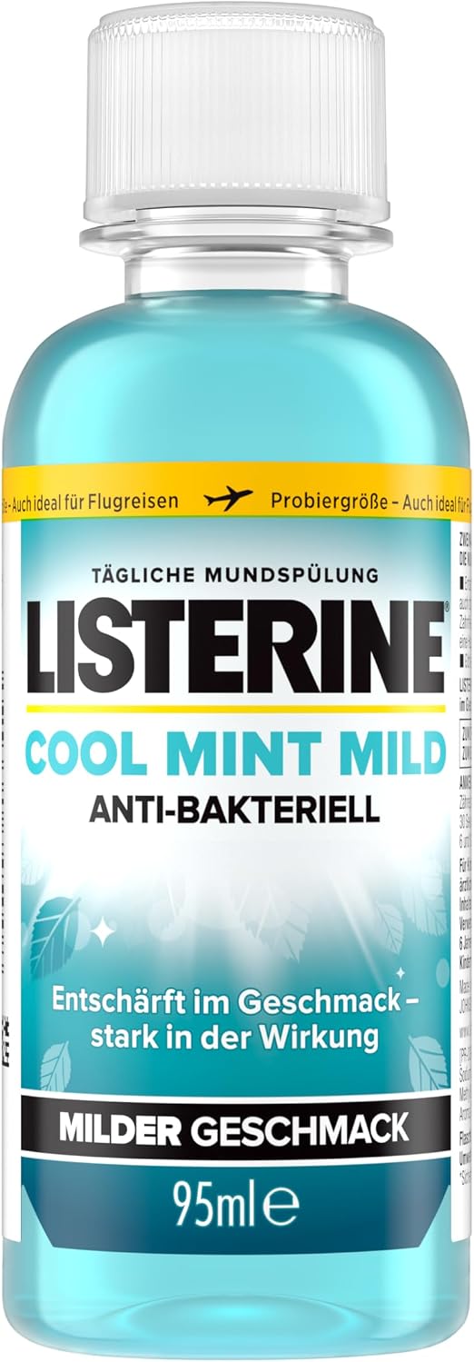 Listerine Cool Mint Mild 95 ml : Amazon.es: Salud y cuidado personal