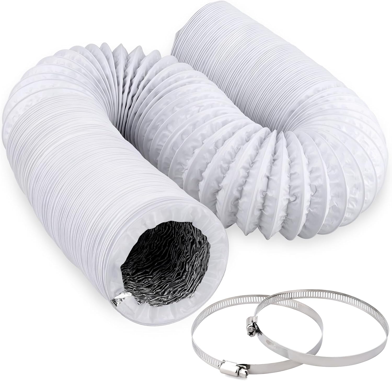 Amazon.com: Dryer Vent Hose, Flexible 4 Inch Insulated Flexible Duct ...