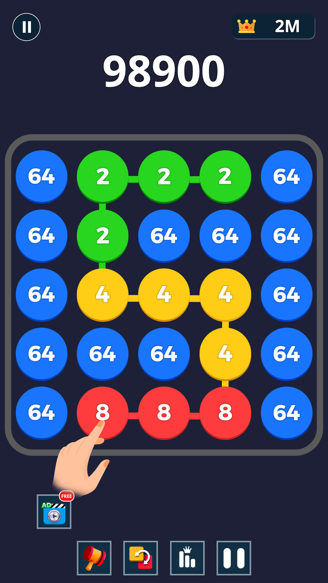 2248 Puzzle Merge Blocks: 2048 Number Match, Logic Merge & Brain Teaser ...