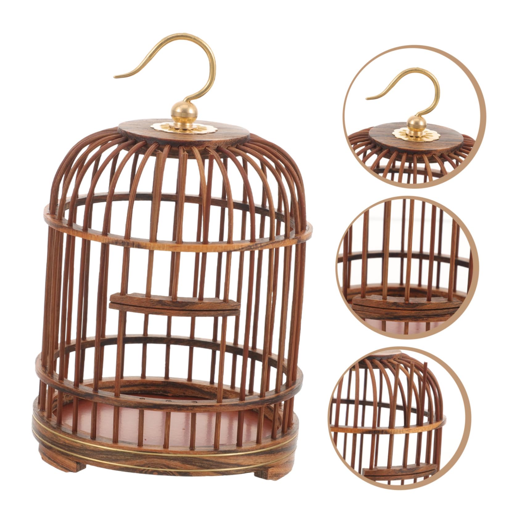 Vintage Wooden Bird Cage