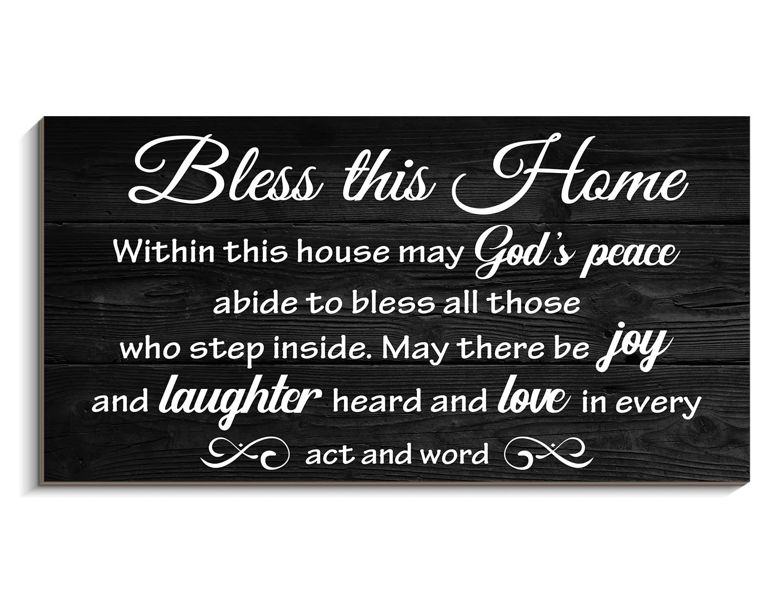 Amazon.com: COLOR VALLEY ART Bless This Home Sign, Perfect New Home ...