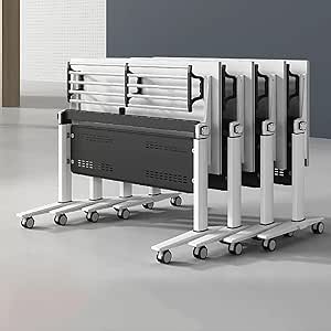 Amazon.com: POLGDW 360° Mobile Training Table with Storage Layer ...