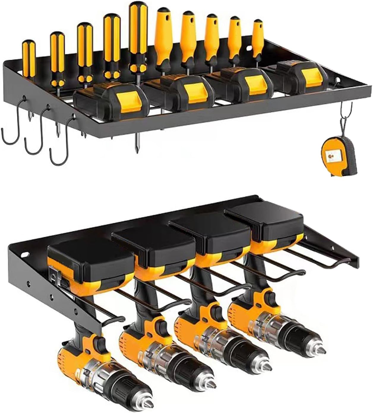 Amazon.com: BILLION GOLD Power Tool Organizer Wall Mount, Drill ...