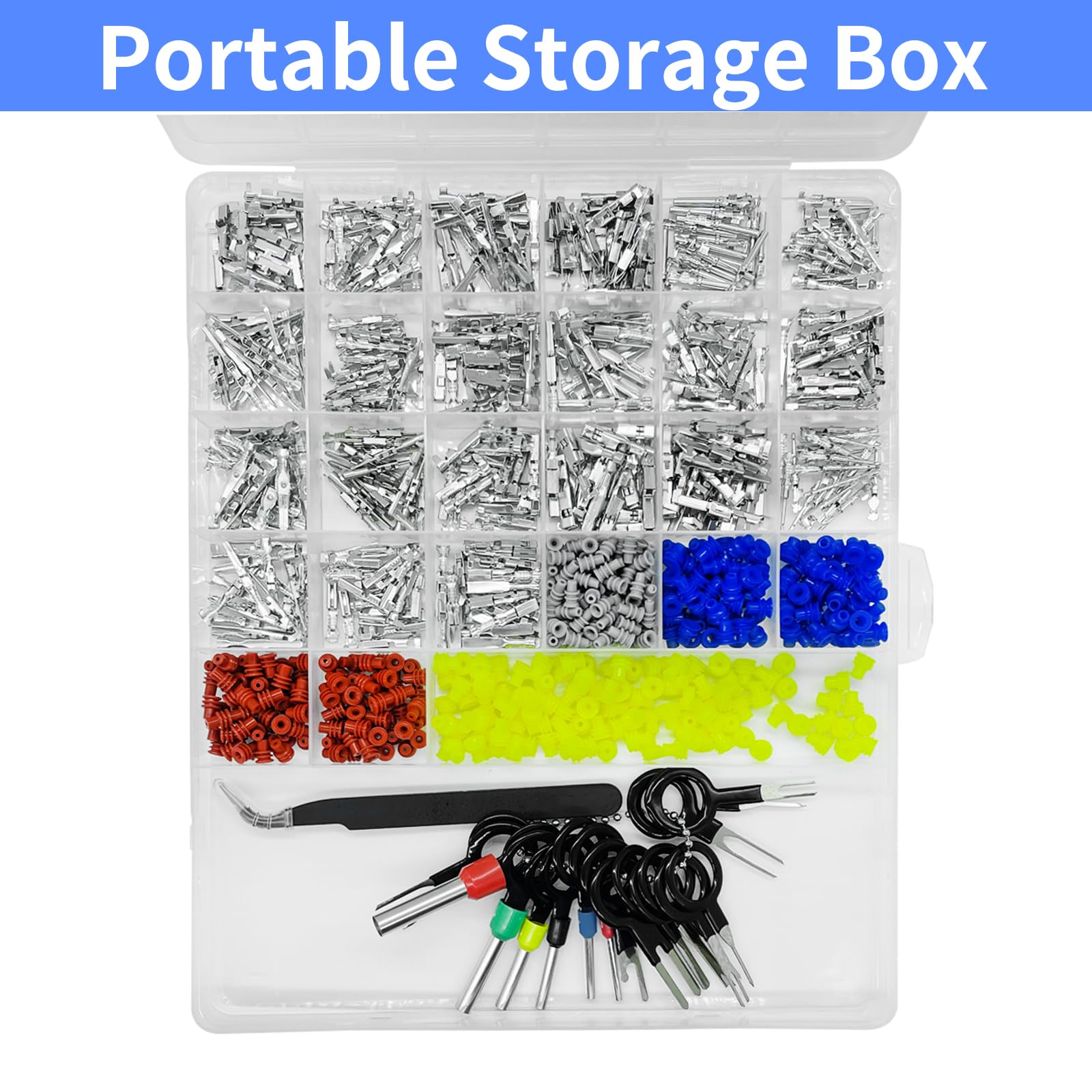 Automotive Wire Terminal Connector Pins Kit With Tools 820-Piece ...