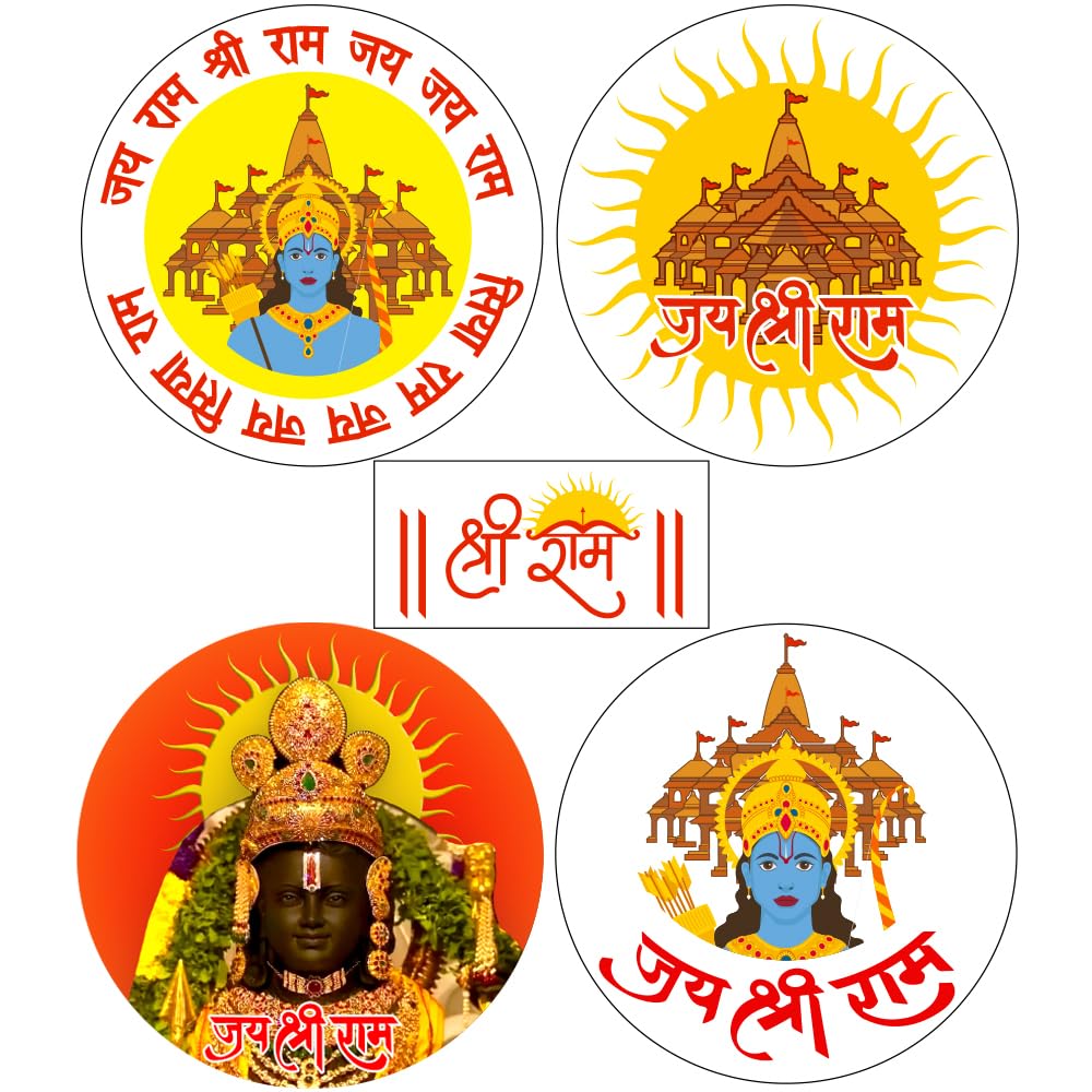 Stickers of Sri Ram Lalla Ji, Ayodhya sri ram ji, Ram Ji, Jai Sri Ram ...