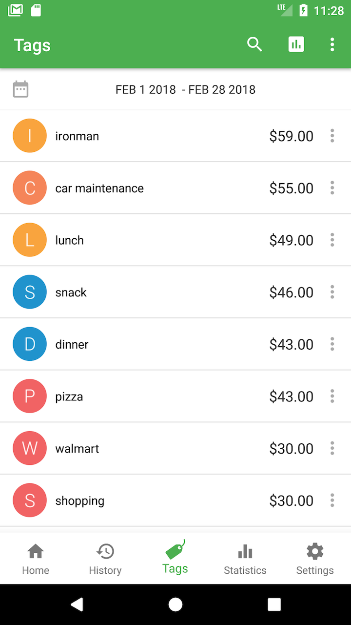 Expenser - The Expense Manager - App on Amazon Appstore