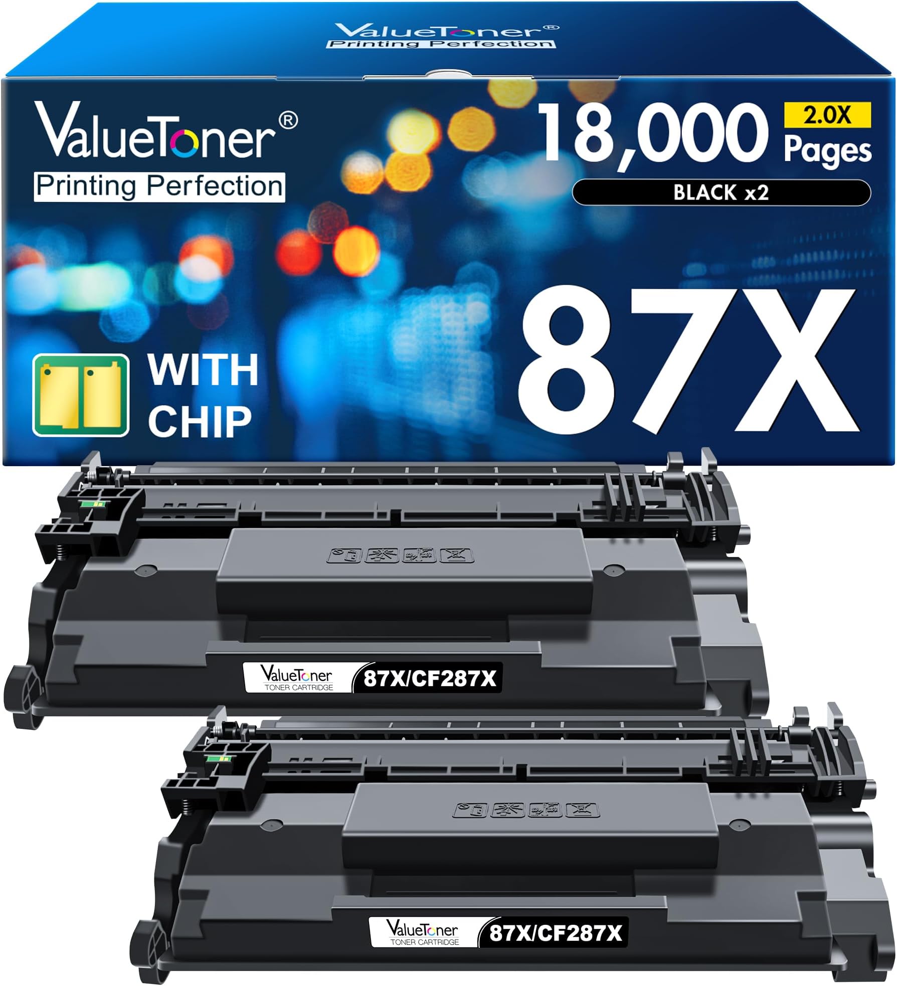 Amazon.com: Valuetoner 87X High Yield Black Toner Cartridge Replacement ...