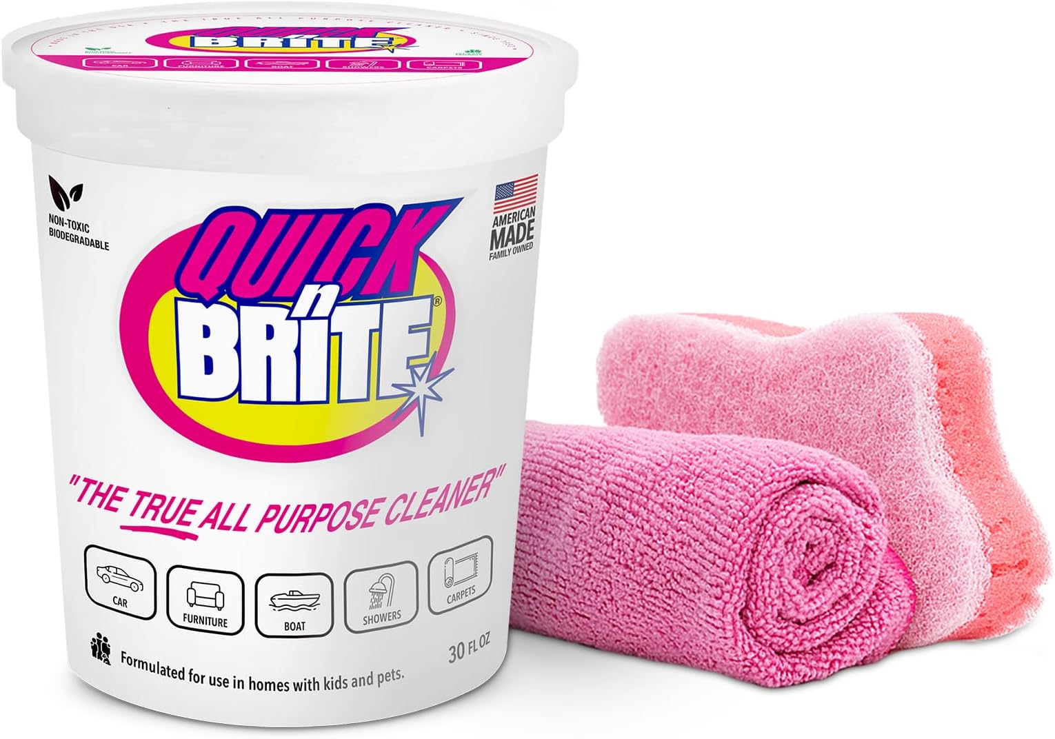 Amazon.com: Quick 'n Brite All Purpose Cleaning Paste – Miracle Cleaner ...