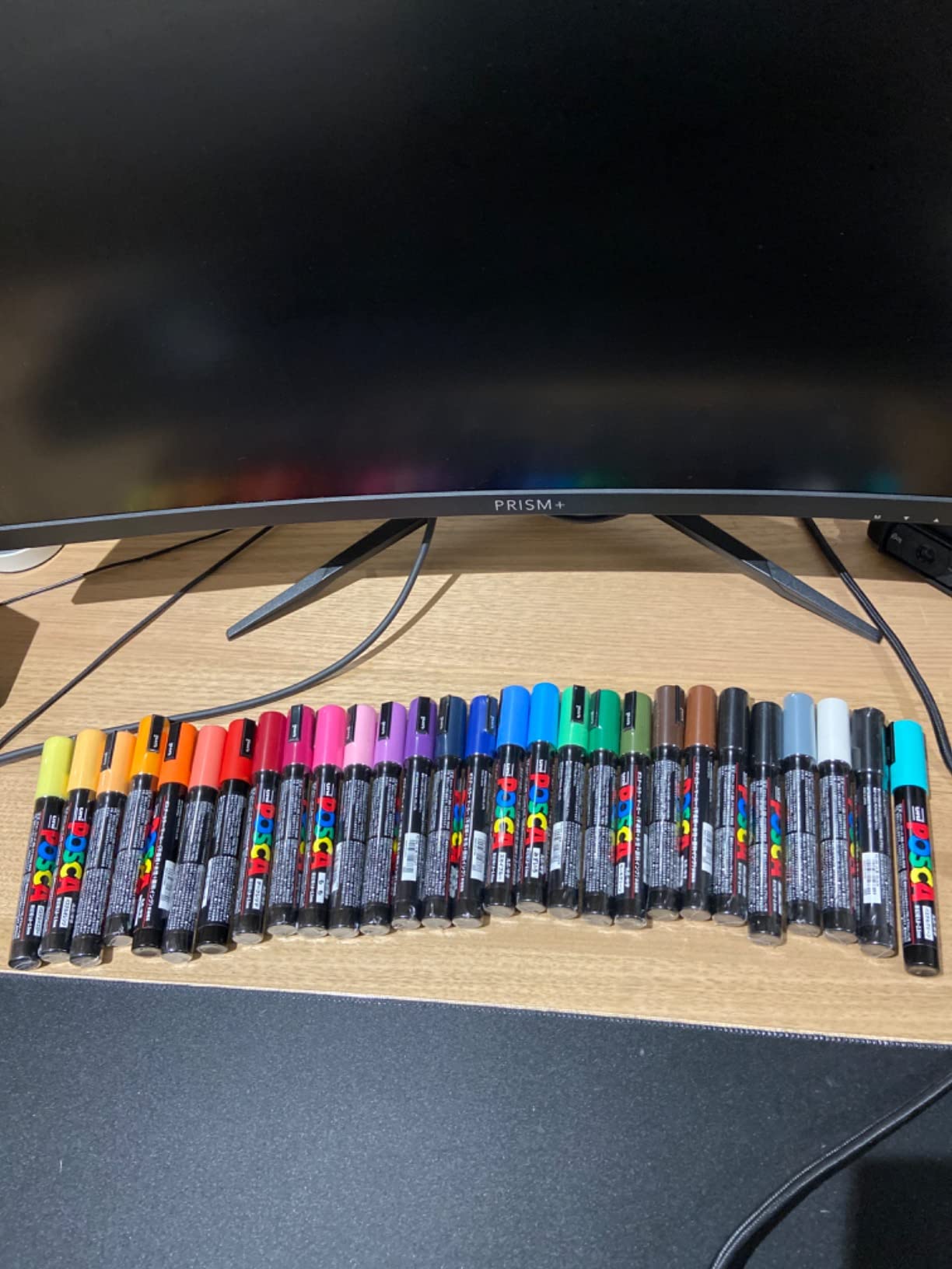 Uni Posca Paint Marker Fine Point (PC-3M) 24 Colors FULL RANGE Bundle ...