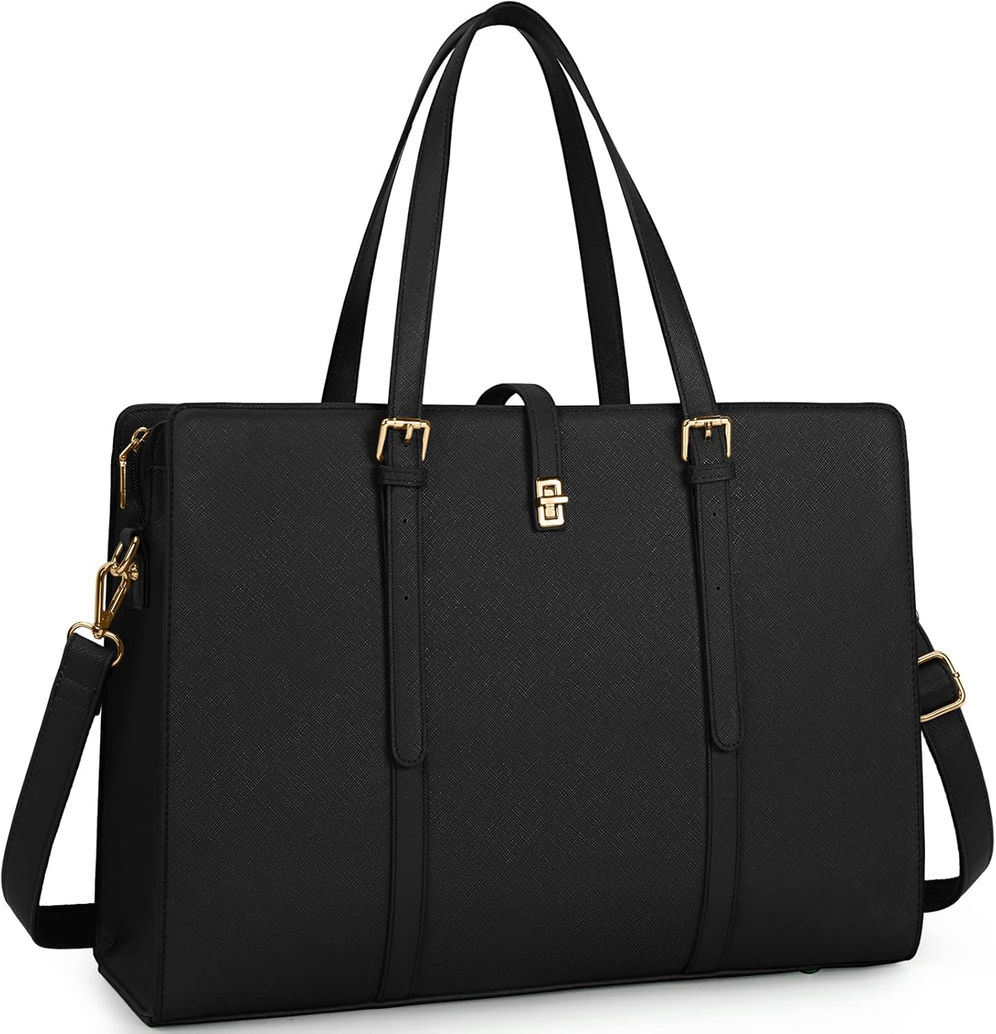 Bolsa para Laptop Mujer 15,6 Pulgadas Maletín para Laptop Cuero Tote ...