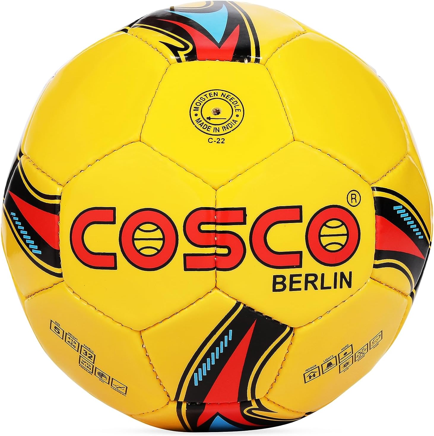 Buy Cosco Rio PVC Football, Size 3, Red, (Multicolor) Online at Low ...