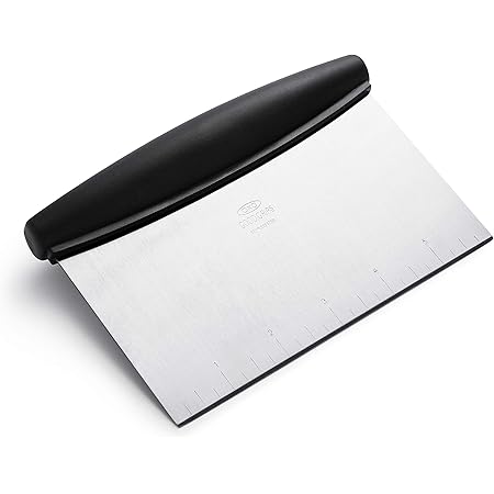 Amazon.com: Amazon Basics Multi-Purpose Stainless Steel Scraper/Chopper ...