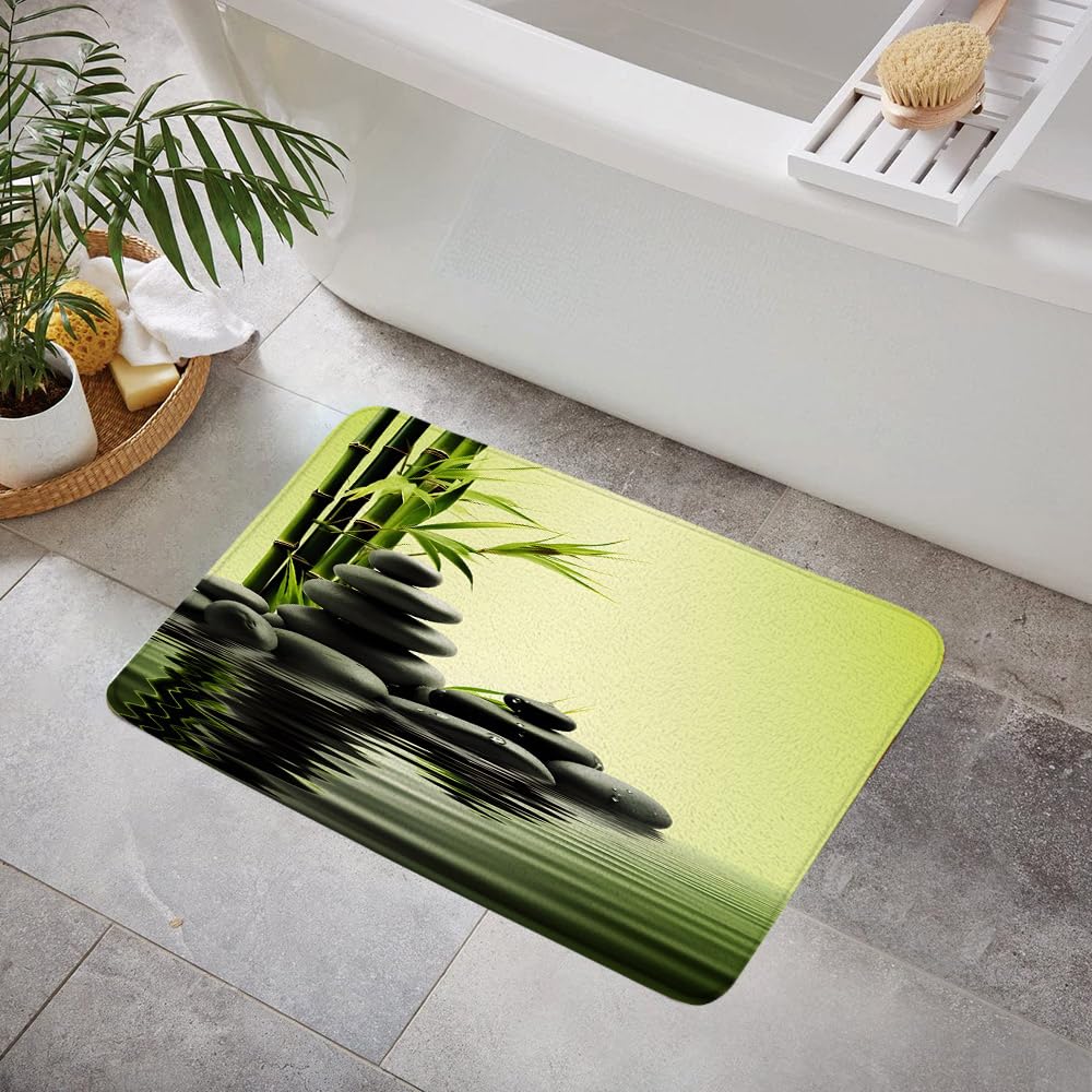 Bamboo Stone Bath Mat
