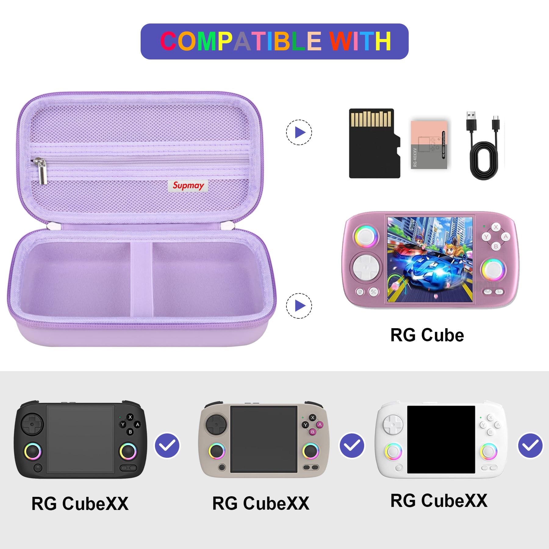Snapklik.com : Supmay Hard Carrying Case For RG CubeXX/ RG Cube Retro ...