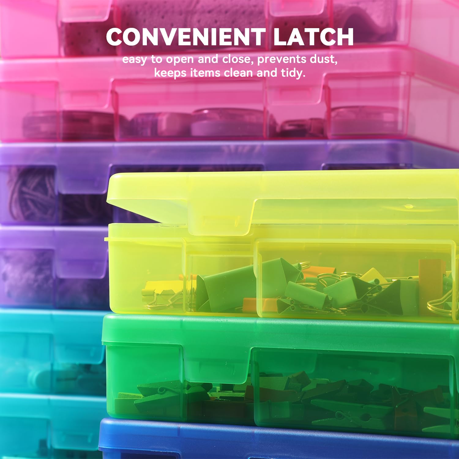 Snapklik.com : Novelinks 9 Pack Plastic Storage Containers Color Arts ...
