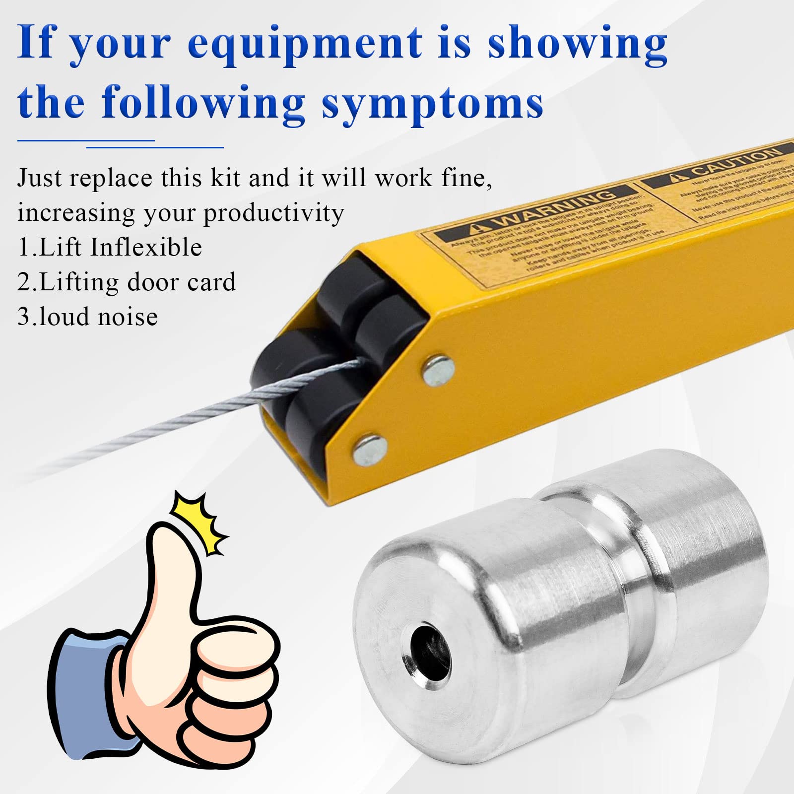 Snapklik.com : GL1 GMNR925 Trailer Tailgate Lift Assist Rollers Kit ...