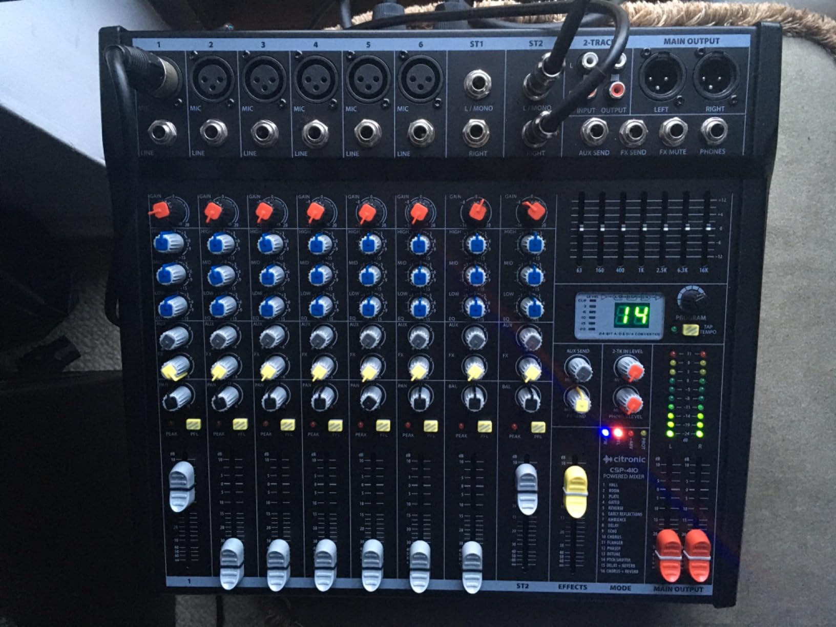 Citronic - CSP Series | Compact Powered Mixer With Built In Effects ...