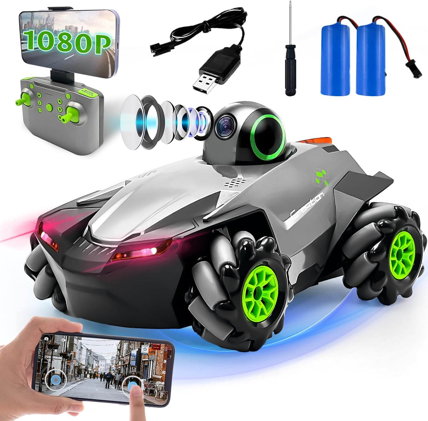 Remote Control Car with 5G FPV 1080P HD Camera,1:20 RC Cars with Camera ...