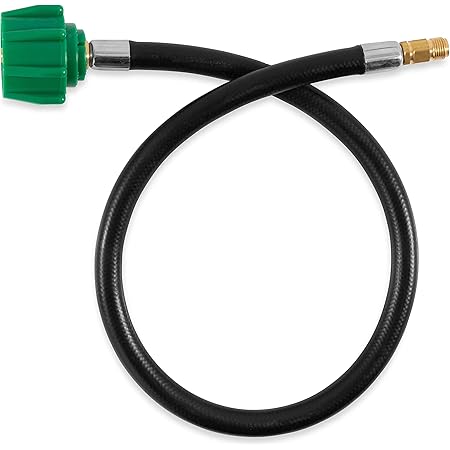 GGC 2 Feet RV Propane Pigtail Hose QCC1 Connector with 1/4'' Inverted ...