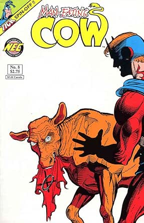 Amazon.com: Man-Eating Cow #8 FN ; NEC comic book | the Tick Spin-Off ...