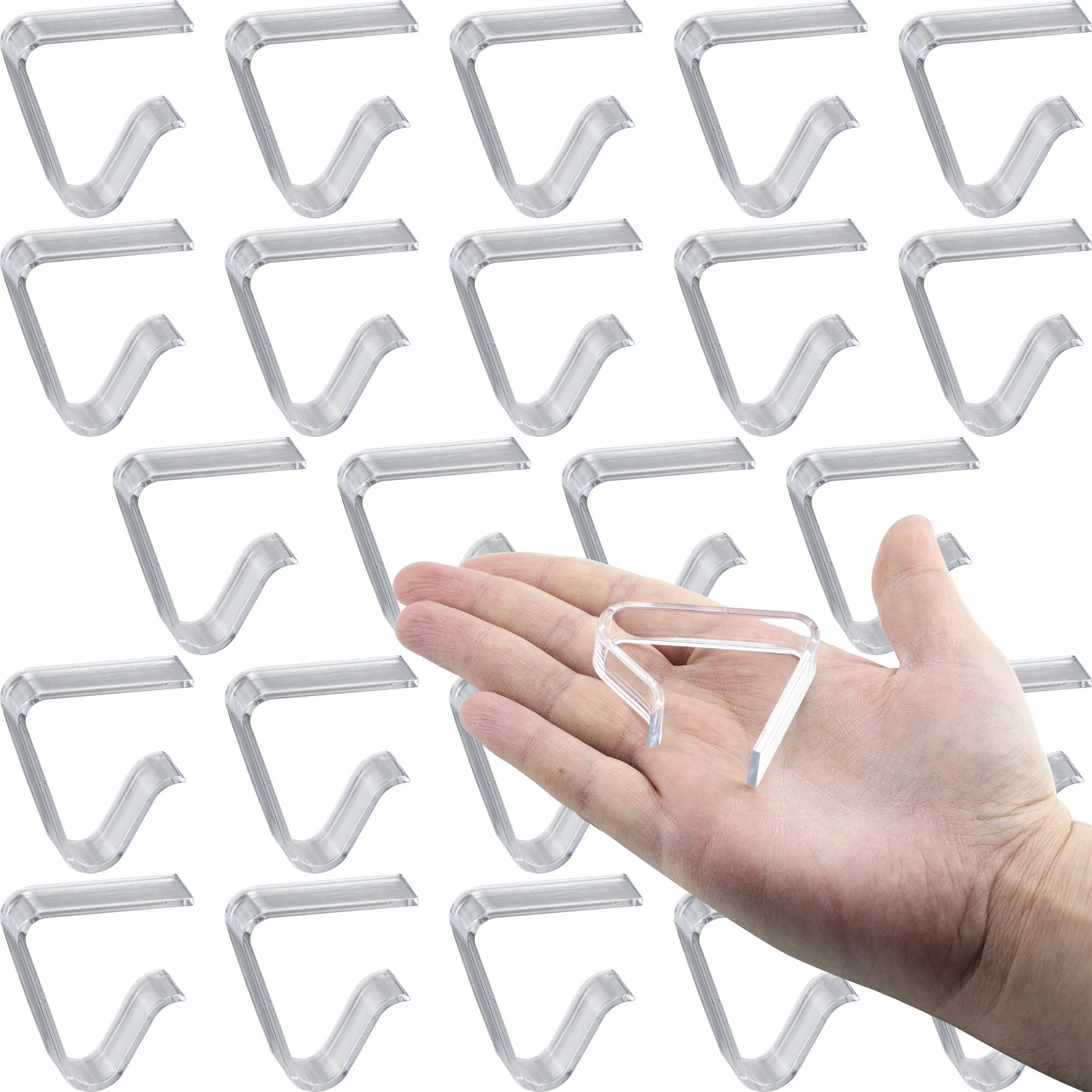 Amazon.com: IFAMIO 24 Pack Plastic Large Tablecloth Clips Clear Picnic ...