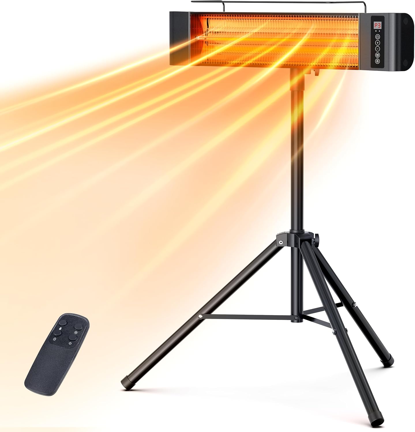 Amazon.com : VAGKRI Outdoor Heaters, 1s Heating Electric Infrared Patio ...