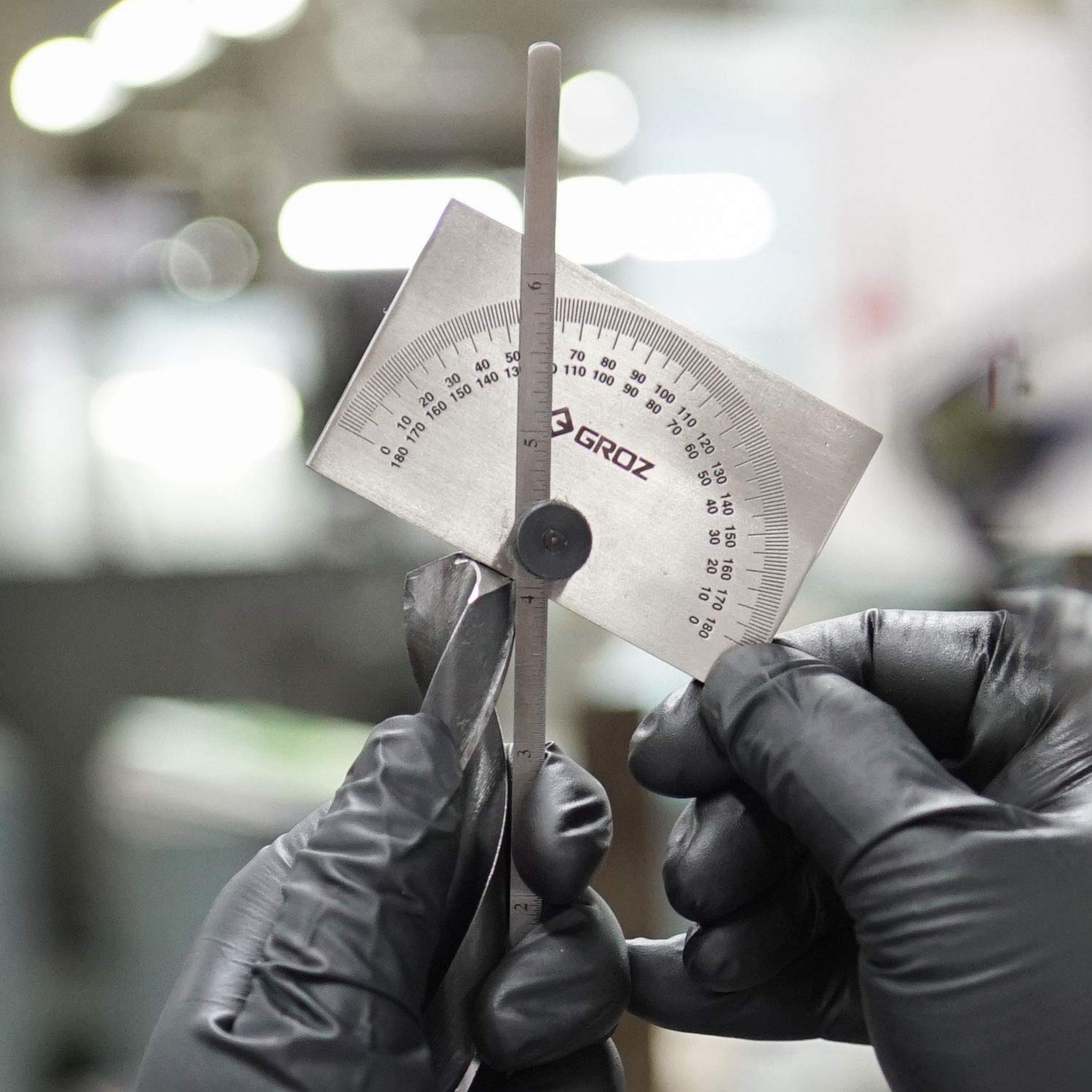 Snapklik.com : Groz 01225 6" Rectangular Head Depth Gauge