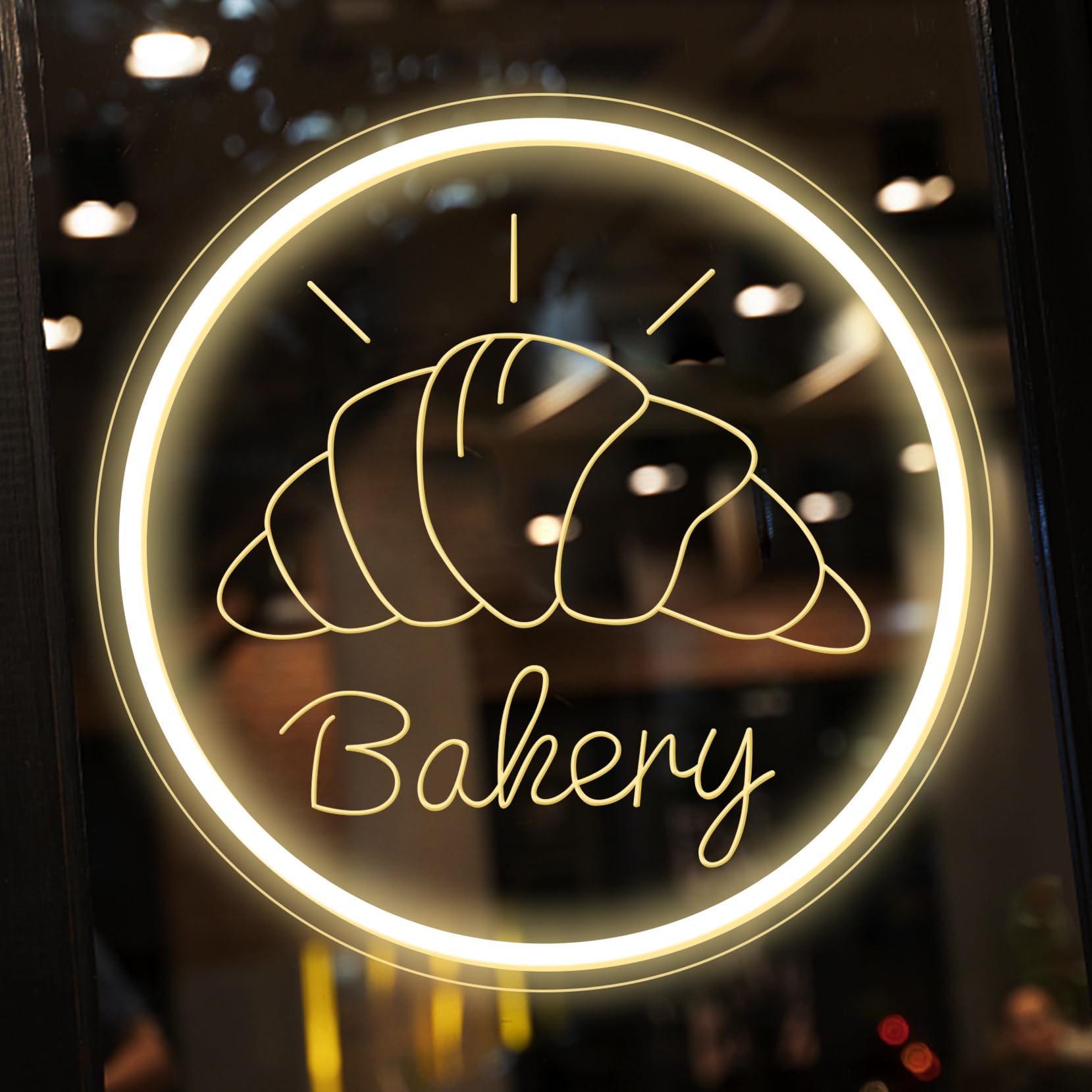Amazon.com : HEVMEVENI Bakery Neon Sign Light Bakery Store Neon Light ...