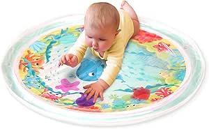 Amazon.com: B. toys – Baby Inflatable Tummy Time Mat 6 Removable Sea ...