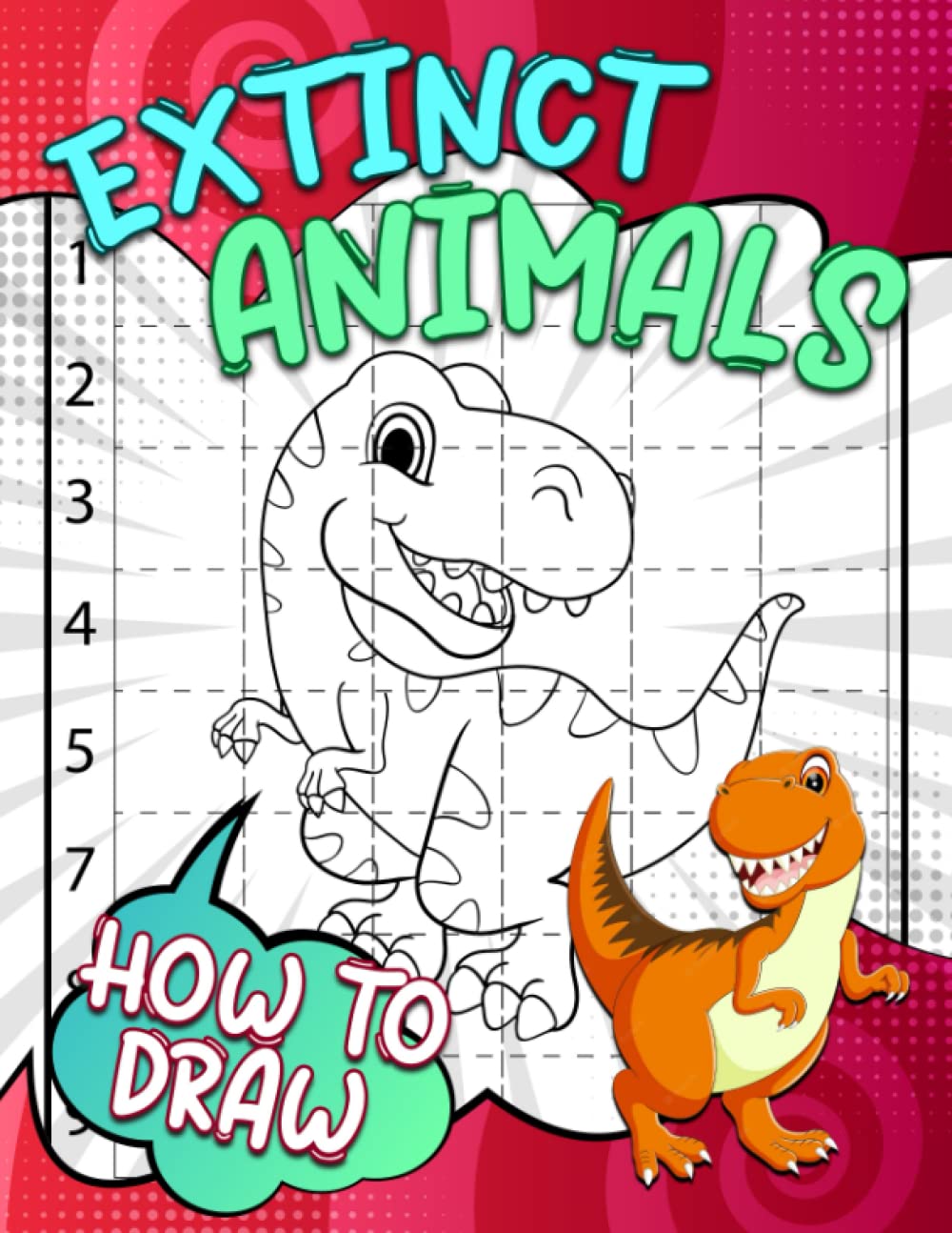 How To Draw Extinct Animals Cute Realistic Animal Simple Guide ...