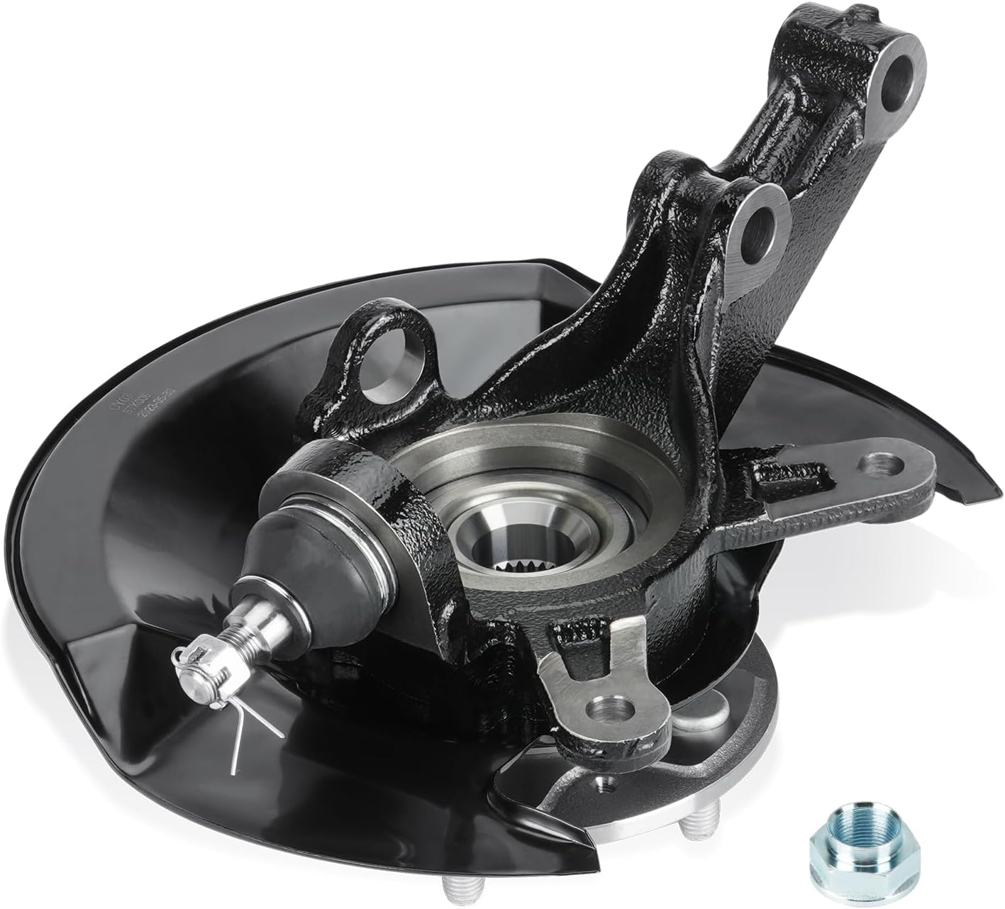 Amazon.com: Front Right Side Steering Knuckle & Wheel Bearing Hub ...