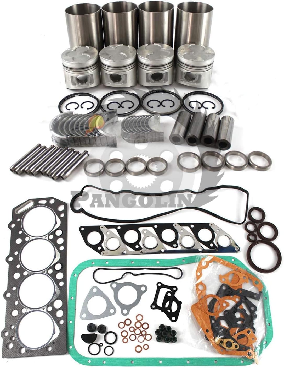 PANGOLIN 4D56 Engine Rebuild Kit for SOHC 8-Valves Pickup Truck Auto ...