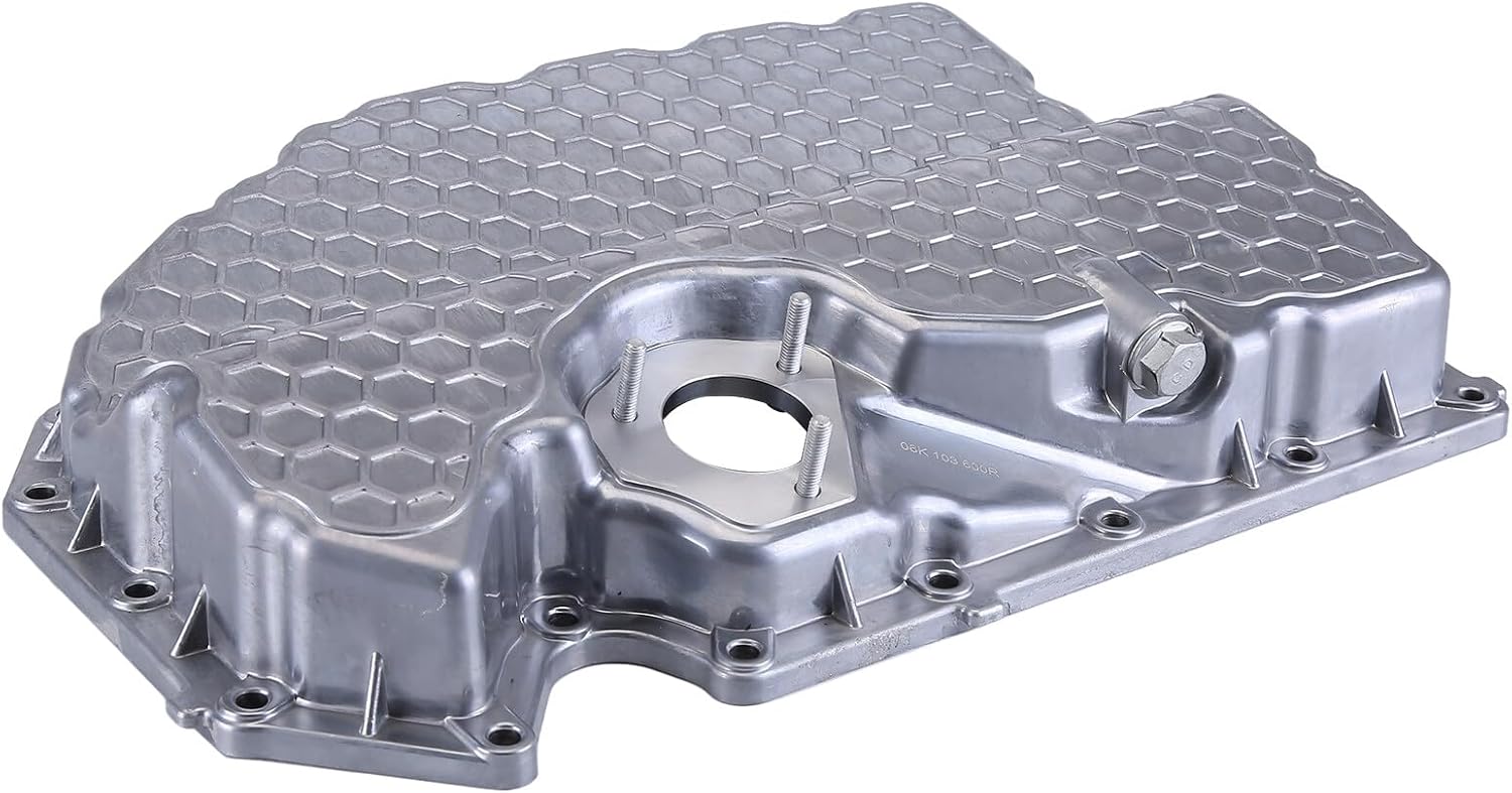 Amazon.com: Vorally Aluminium Lower Engine Oil Pan Sump with Drain Plug ...