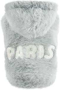 Amazon.com : Extra Small Dog Sweaters for Puppies Hooded Sweatshirt ...