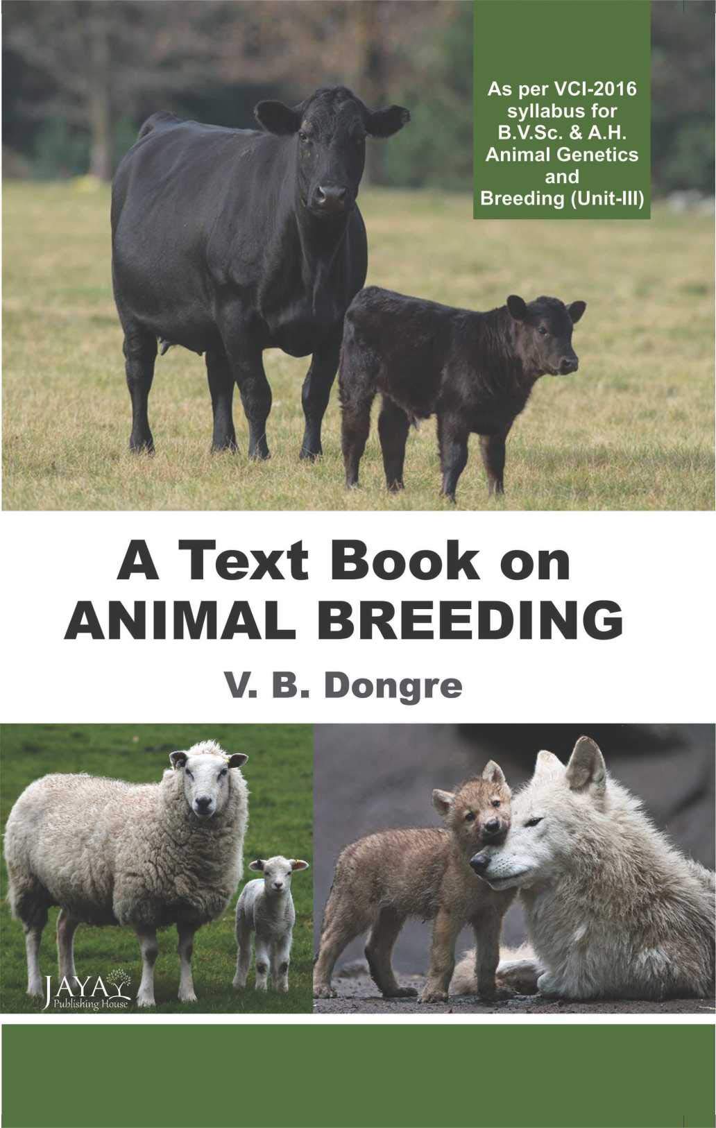 Text Book on Animal Breeding : Dongre,V B: Amazon.in: Books