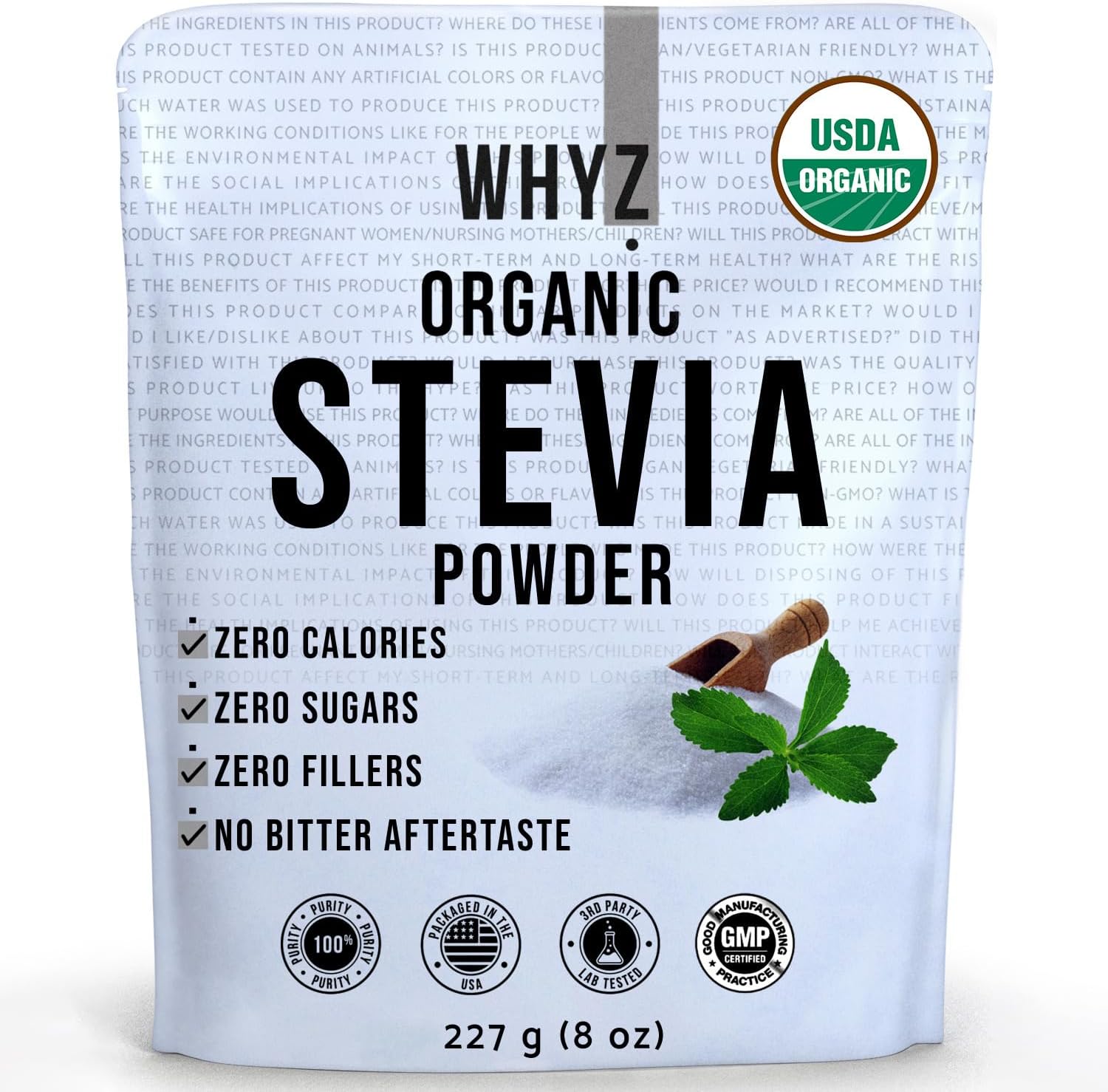 Amazon.com: CCnutri Stevia Pure Stevia Powder 7oz(199g), Sweetener ...
