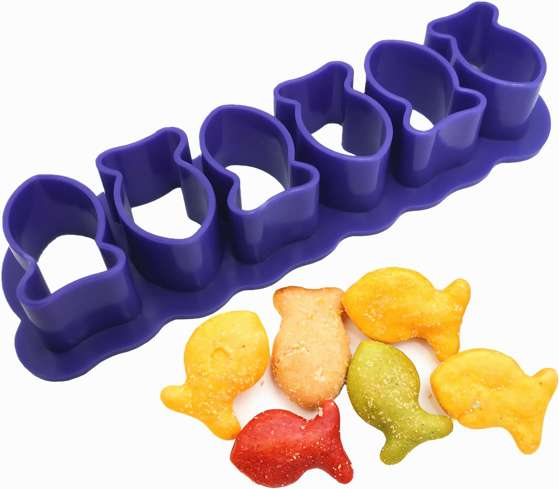 Amazon.com: Fish Cookie Cutter Multi x5 – Plastic Red Fish Cutters For ...