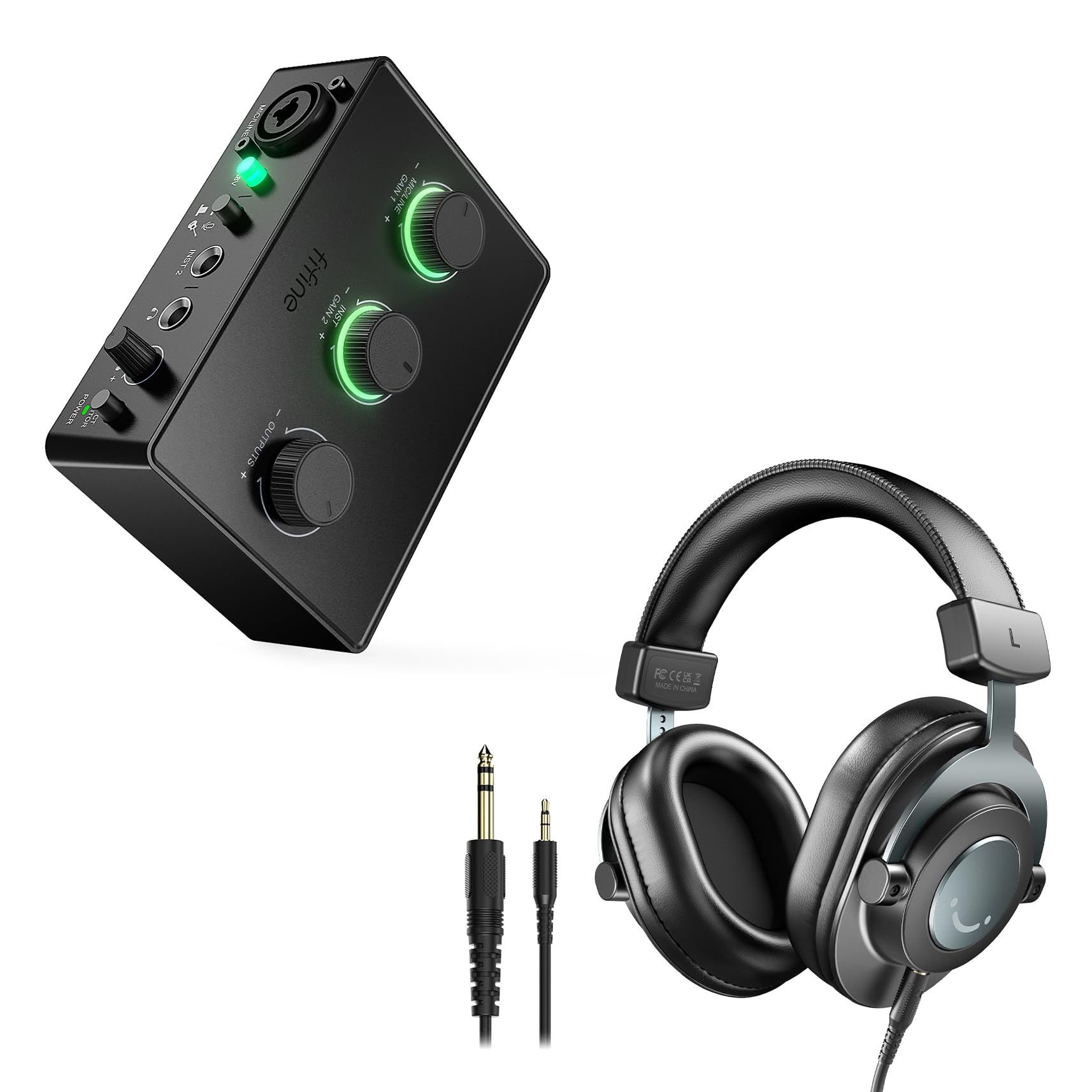 FIFINE FIFINE Audio Interface and Studio Monitor Headphones Is Selling ...