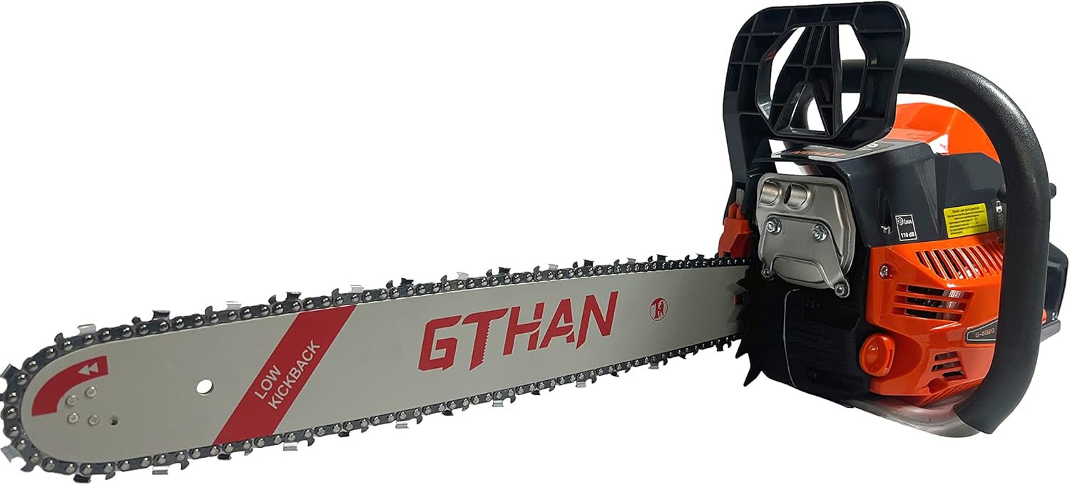 GTHAN Gas Chainsaw 60cc 2-Cycle Gasoline Powered Chainsaws 20-Inch ...