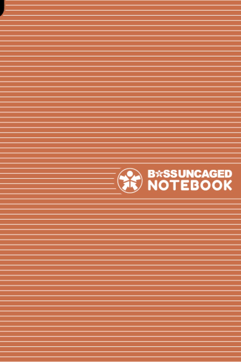 Boss Uncaged Notebook (6 X 9 Inches) - 110 Lined Pages - Orange Cover ...