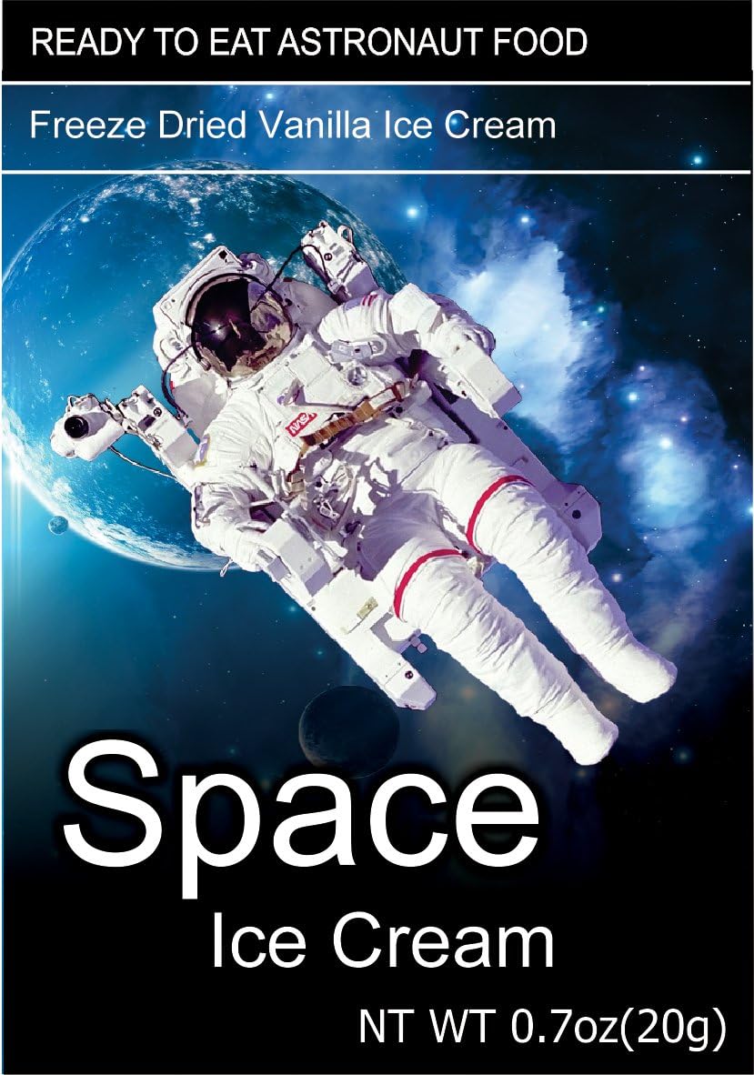 Amazon.com: Space Ice Cream (Vanilla, 1ct) Freeze Dried Ice Cream ...
