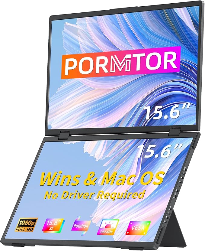 Amazon.com: Laptop Screen Extender,15.6" Dual Monitors (Wins/Mac ...