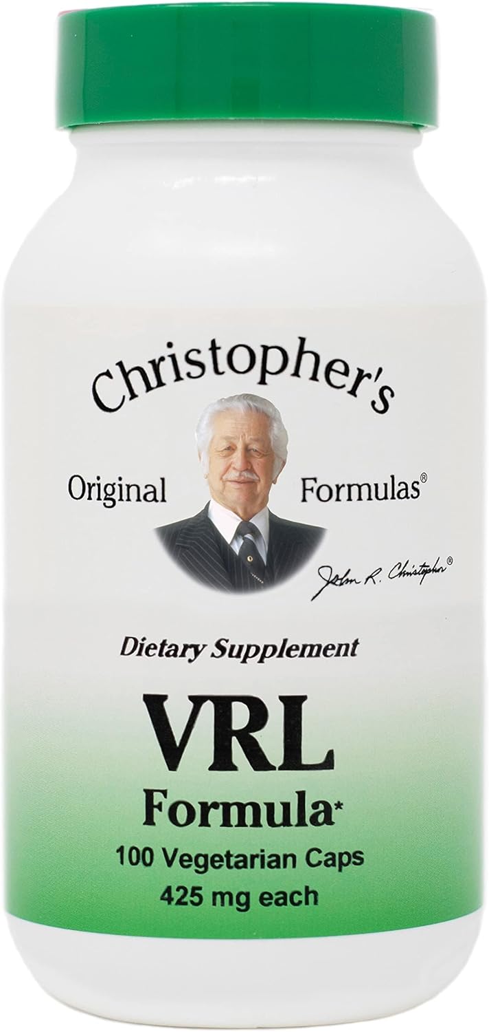 Amazon.com: Christopher's Original Formulas VRL Formula, Natural Immune Support, 100 Vegetarian ...