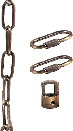 Amazon.com: TLLAMP Lighting Pendant Chain, Heavy Duty Chain for Light ...