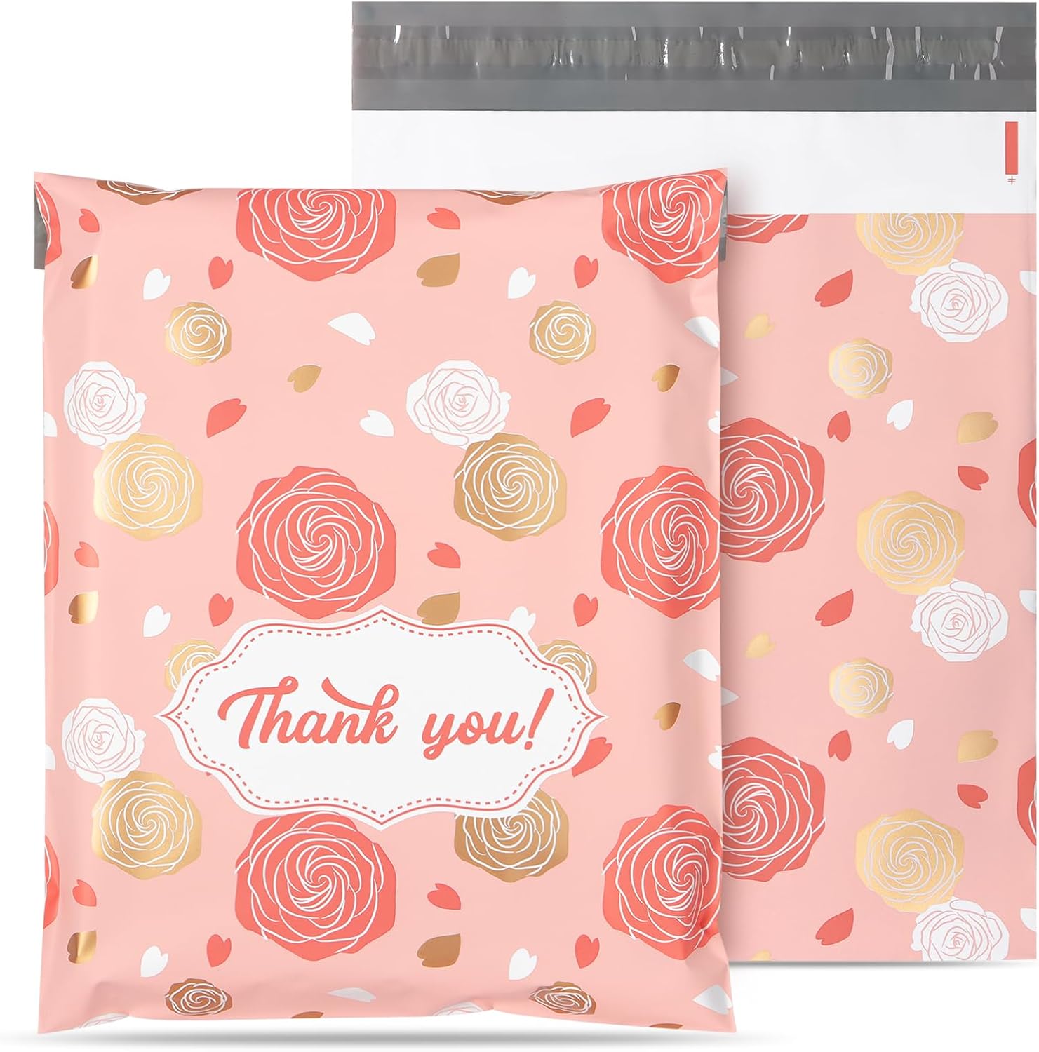 Amazon.com: PACKAPRO 10"x13" 100 Pack Valentine Floral Poly Mailers 3. ...