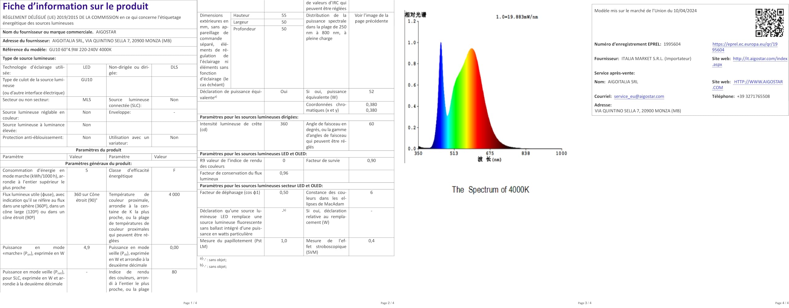 Projecteurs spot encastrable GU10 Set, cadres de montage pour spot ...
