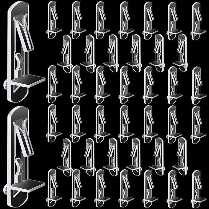 Amazon.com: Maitys Plastic Locking Shelf Support Pegs, 5mm Shelf Pins ...